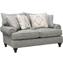 Paula Deen by Craftmaster Fargo Loveseat with Accent Pillows | Hudson's ...