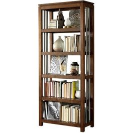 Hammary Hidden Treasures Brown Bookcase | Hudson's Furniture + Mattress