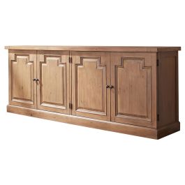 Coaster Florence 4-Door Dining Sideboard Buffet Cabinet Rustic Honey ...