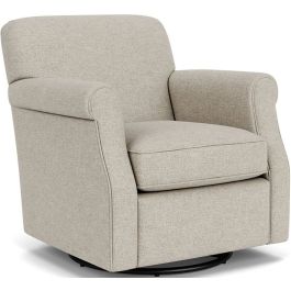 Flexsteel South Haven Silver Driftwood Swivel Chair | Hudson's ...