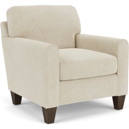Flexsteel South Haven White Shell Arm Chair | Hudson's Furniture + Mattress