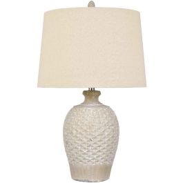 Crestview Cabos Beige Table Lamp | Hudson's Furniture + Mattress