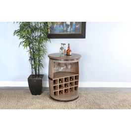Sunny Designs Desert Rock Wine Rack | Hudson's Furniture + Mattress