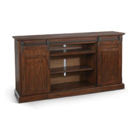Sunny Designs Tuscany Vintage Mocha TV Stand Console with Fireplace ...