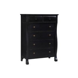 aspenhome caroline chest in soft black | Hudson's Furniture + Mattress