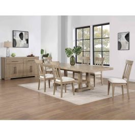 Steve Silver Napa 5-Piece 72-108-Inch Dining Table & 4 Side Chairs Set ...