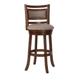 New Classic Aberdeen 29-Inch Upholstered Barstool with Fabric Cushions ...