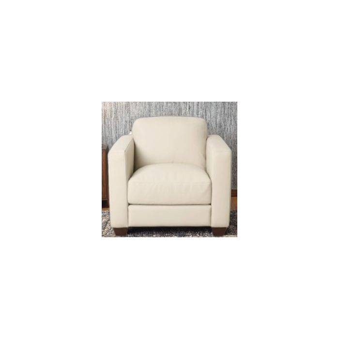 Hudsons Furniture Shilo Leather Chair in Oslo Pebble | Hudson's ...