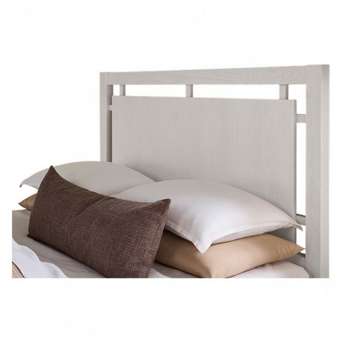Vaughan Bassett Lodge & Loft Soft White Queen Floating Panel Headboard ...
