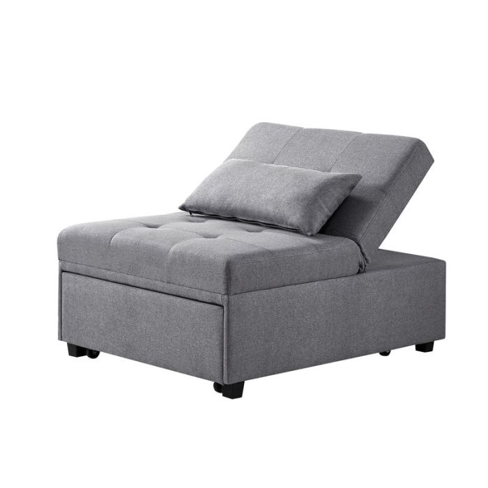 Powell Boone Sofa Bed Grey Hudson s Furniture Mattress
