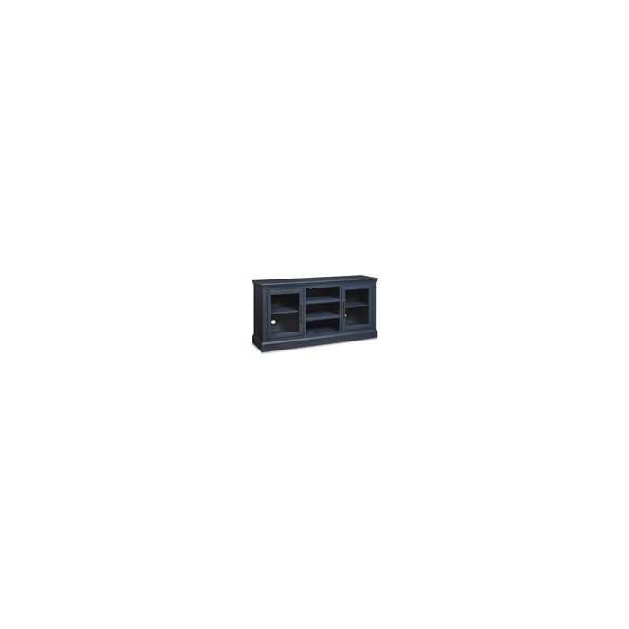 aspenhome byron 66 tv console with 2-doors in malta blue | Hudson's ...