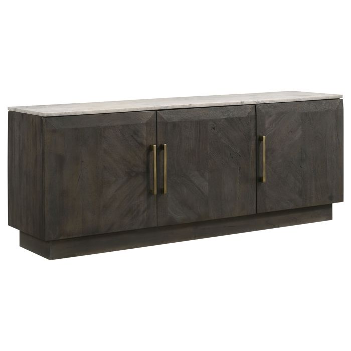 Grey marble top sideboard store